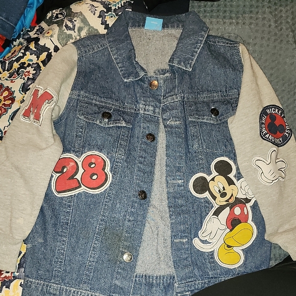 Jackets & Coats | Disney Mickey Mouse Denim Jacket Form Disney | Poshmark